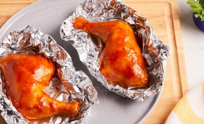 how to cook chicken in aluminum foil